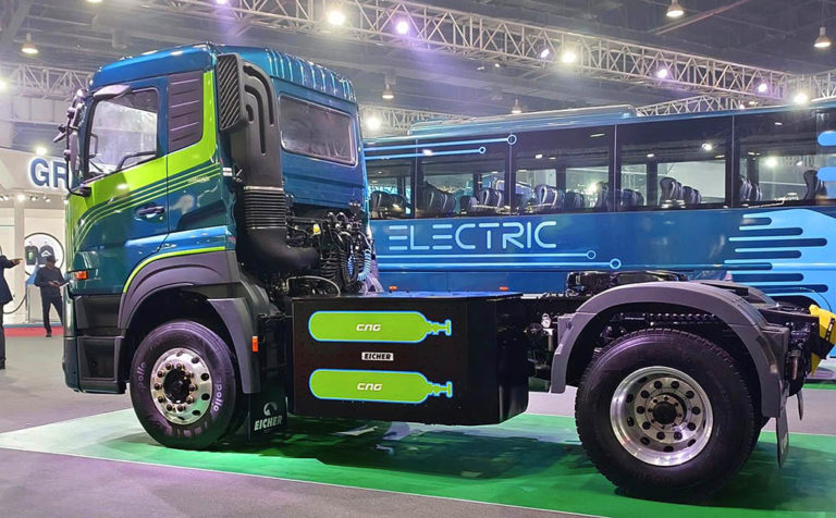 Новый газовый грузовик Eicher Pro 8055